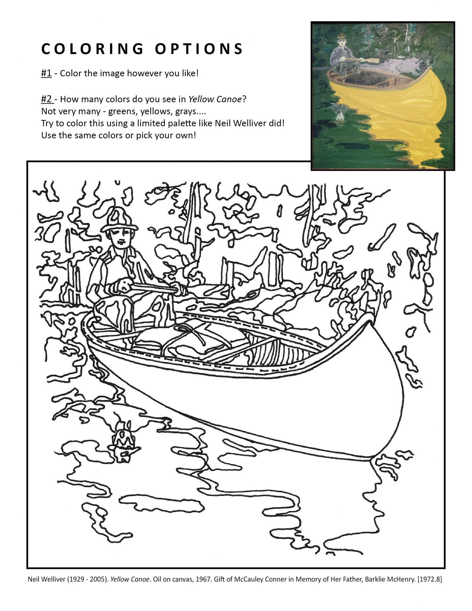 Coloring Pages | Charles H. MacNider Art Museum