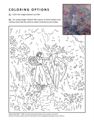 Coloring Pages | Charles H. MacNider Art Museum