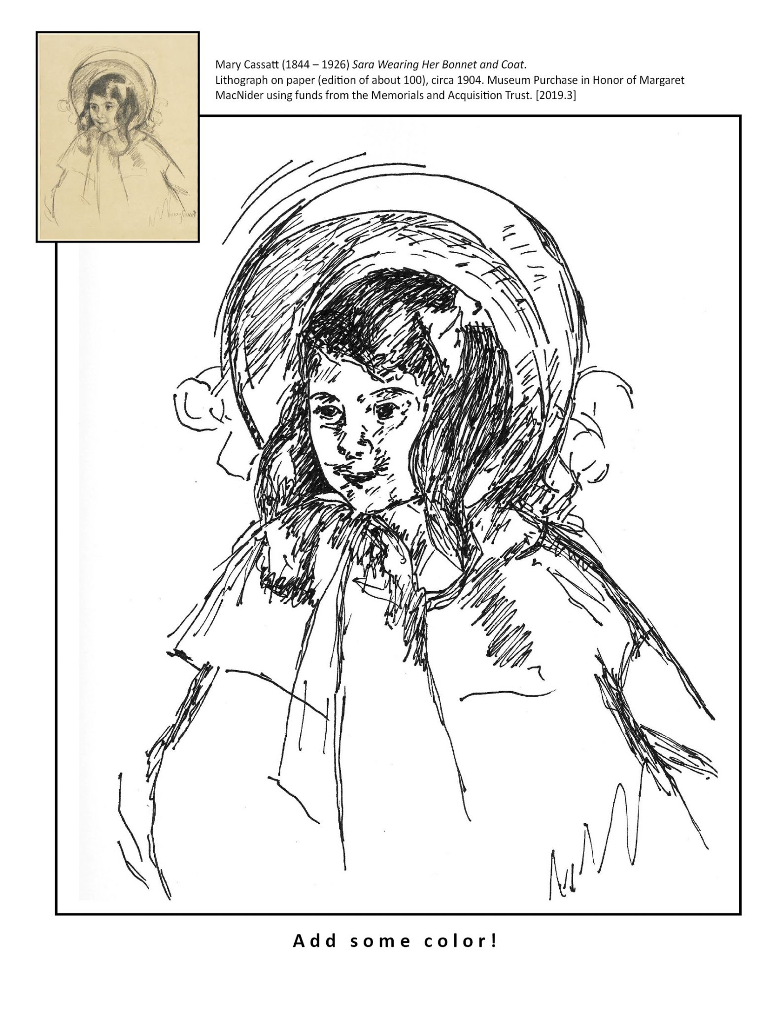 Coloring Pages | Charles H. MacNider Art Museum