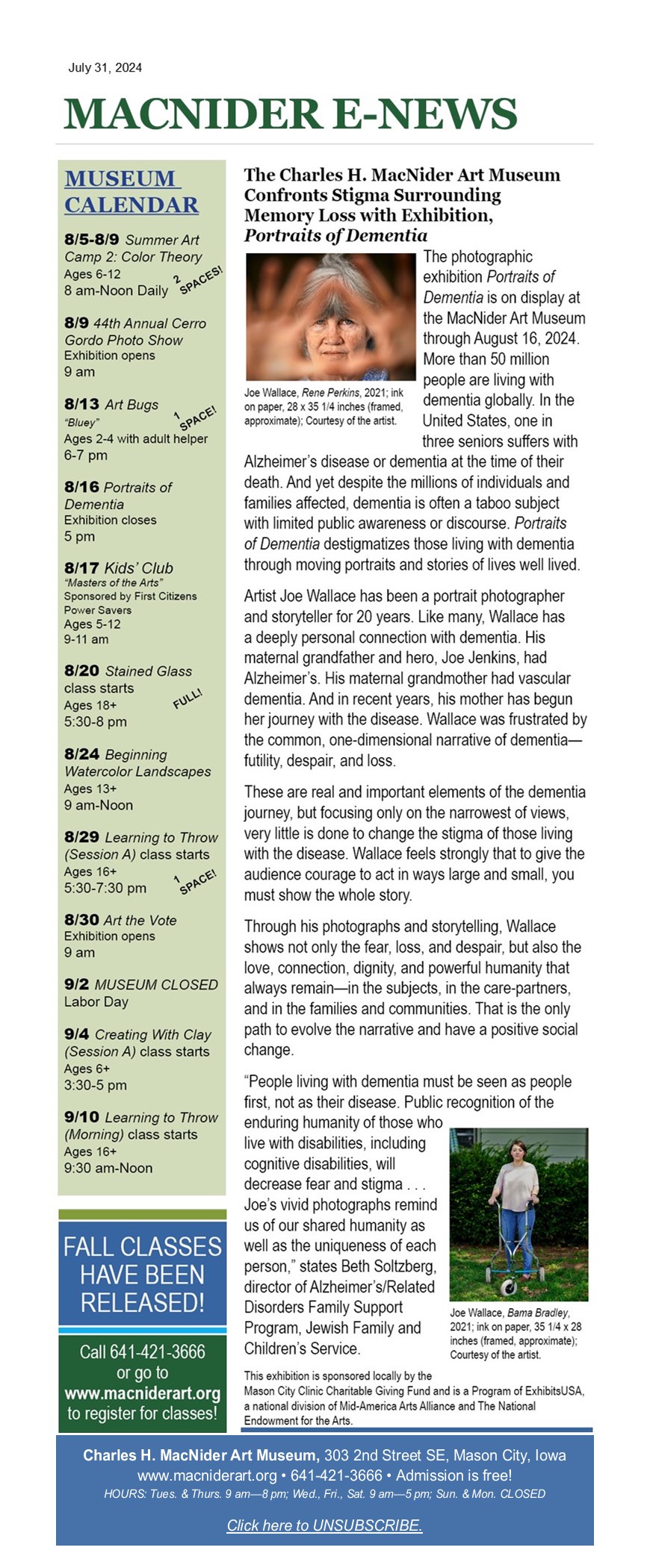 MacNider E-News731 | Charles H. MacNider Art Museum